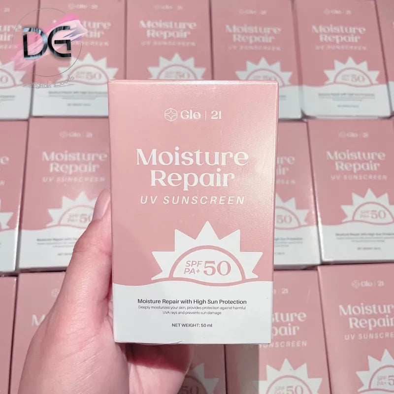 Glo21 Moisture Repair Sunscreen with Long Lasting SPF50 – The Glam Lab Ph
